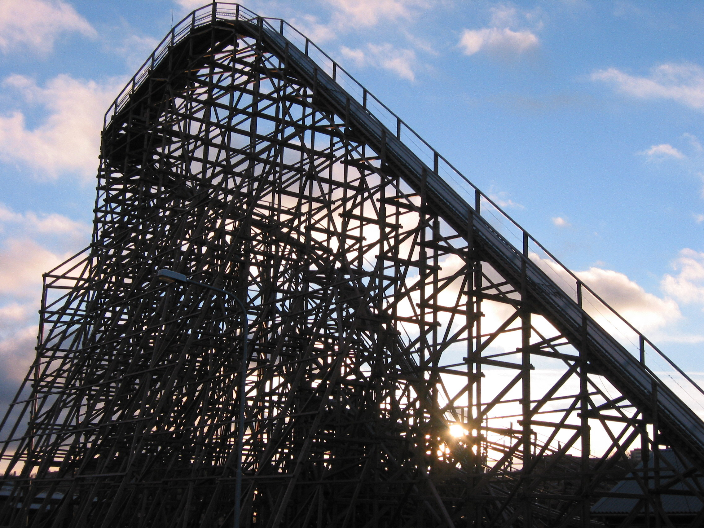 A Roller Coaster Viewed Through Motion Tracker Data